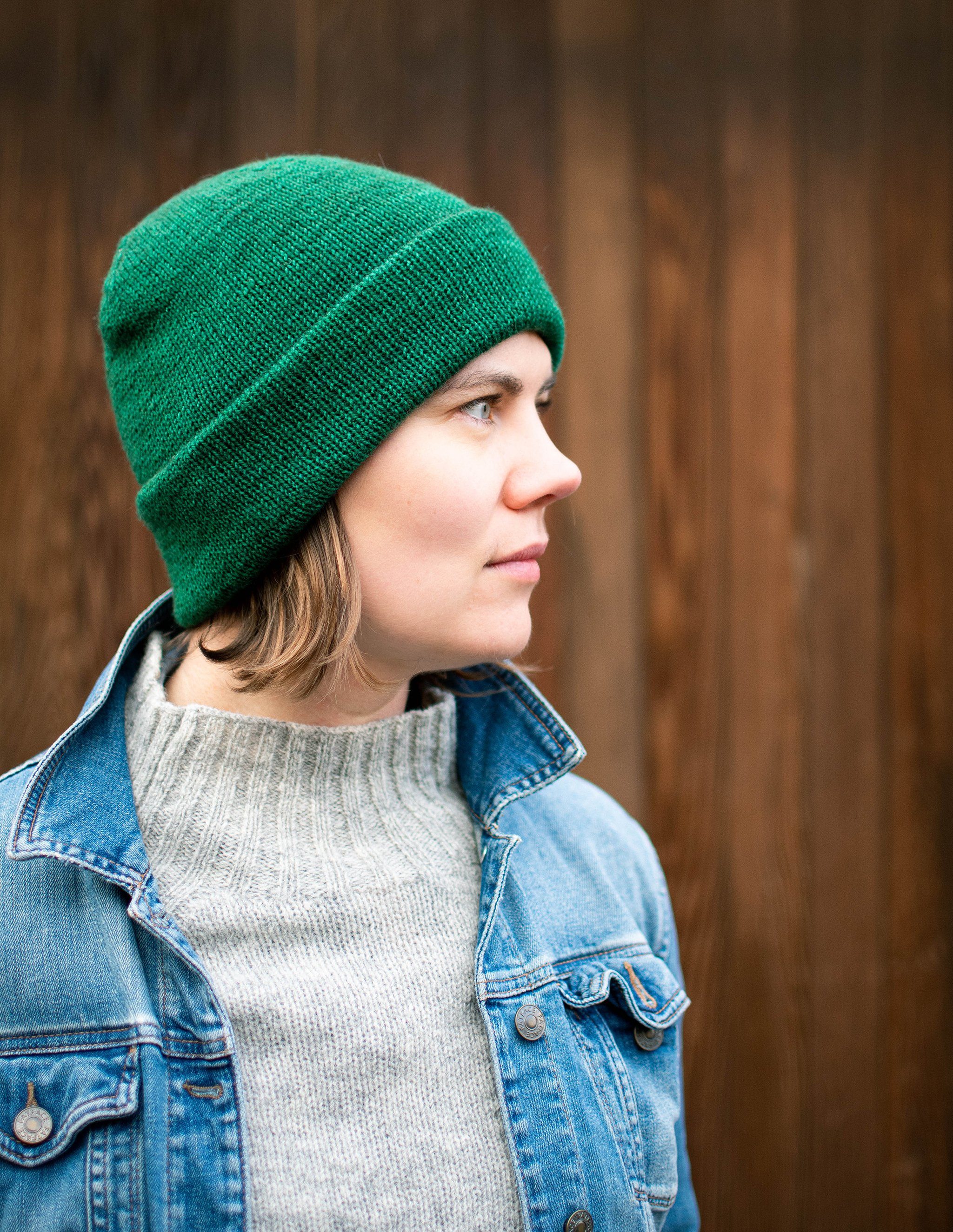 Musselburgh | multi-gauge double layer beanie | pdf knitting pattern ...